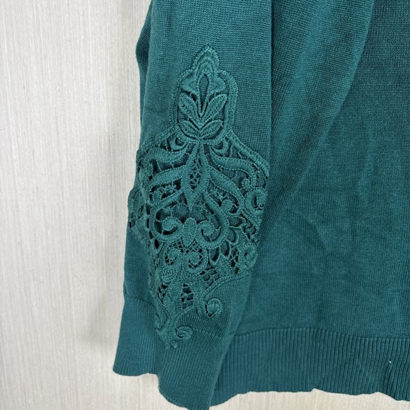 Lane Bryant | Sweaters | Lane Bryant Sweater Womens Plus 2224 Emerald ...